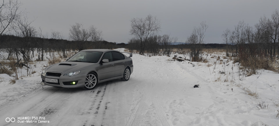 Зима — Subaru Legacy B4 (BL), 2 л, 2006 года | фотография | DRIVE2