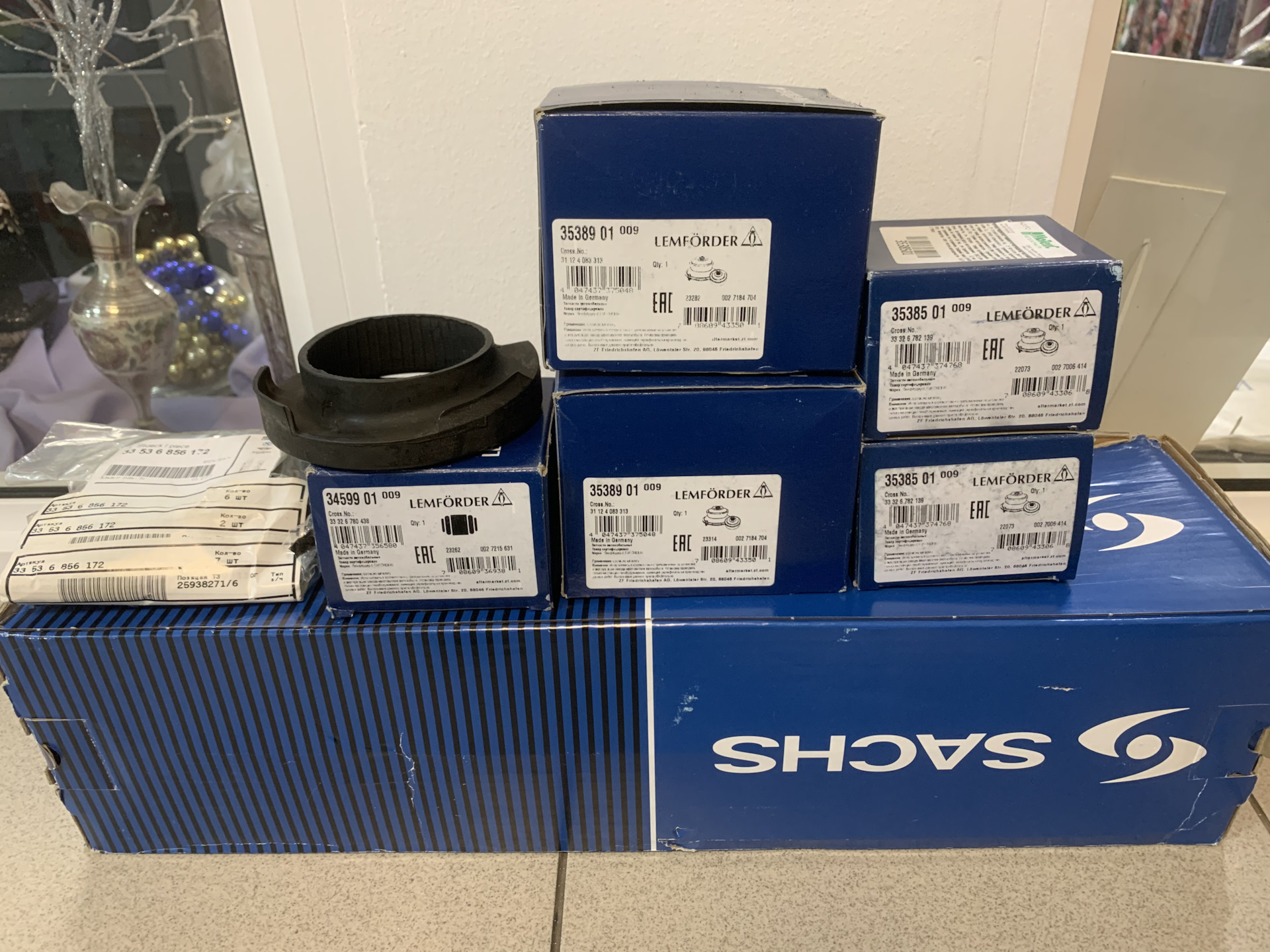 Замена плавающих, пружины, разработка руль тяг и развальных болтов ...