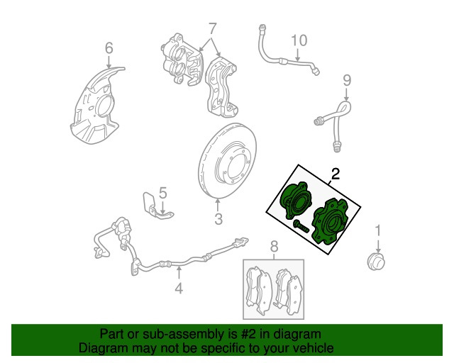 MR594954 Комплект подшипника ступицы колеса Mitsubishi | Запчасти на DRIVE2