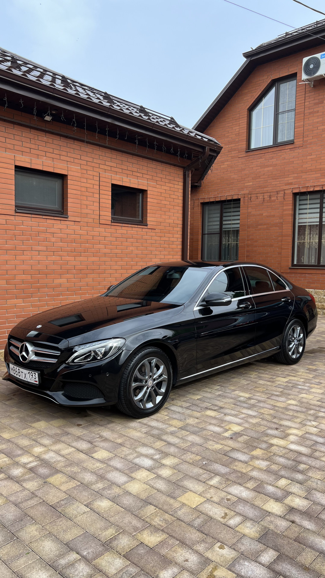 Первые изменения. H&R -35 — Mercedes-Benz C-Class (W205), 1,6 л, 2016 года | тюнинг | DRIVE2