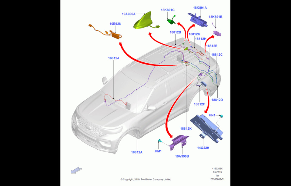 Установка TCU-E2 и FordPass на Ford Explorer G6 — Ford Explorer (6G), 2 ...