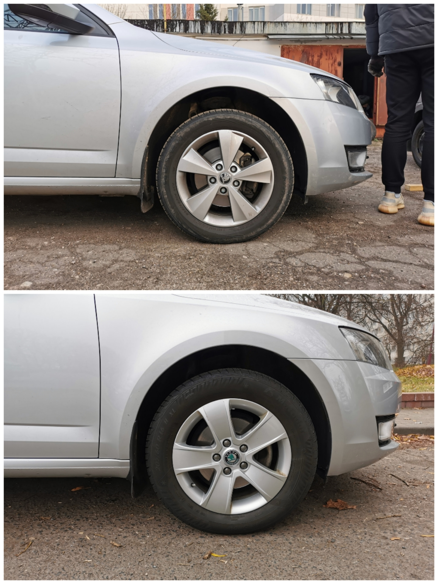 Зимние шины Matador Sibir Snow MP92 205/60 R16 — Skoda Octavia A7 Mk3 ...