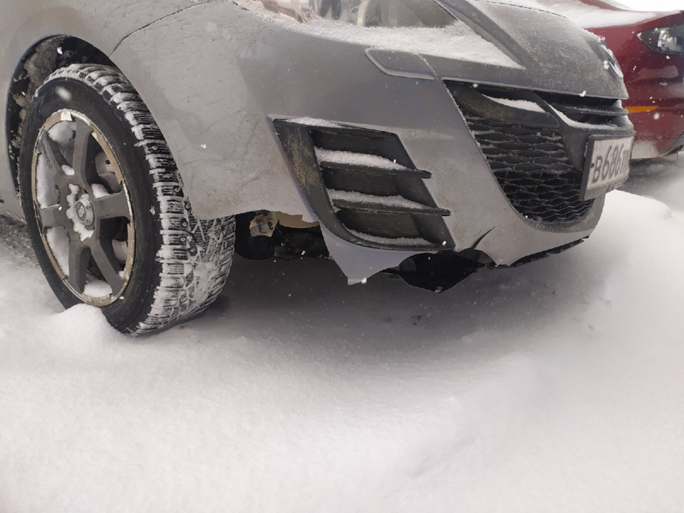 Мазда 3 БЛ (mazda bl) начал с губы (пыльник двигателя) — Mazda 3 (2G ...