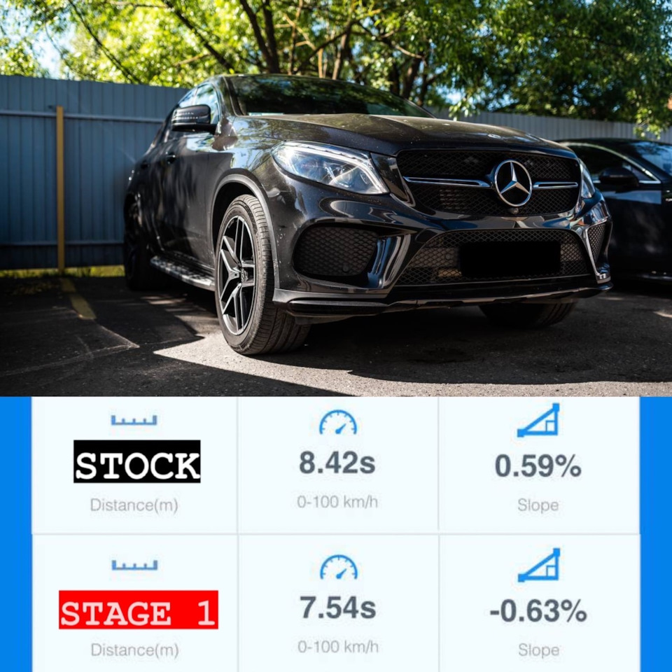 Mercedes-Benz GLE350D — Stage 1 (dragy) — VS Performance на DRIVE2
