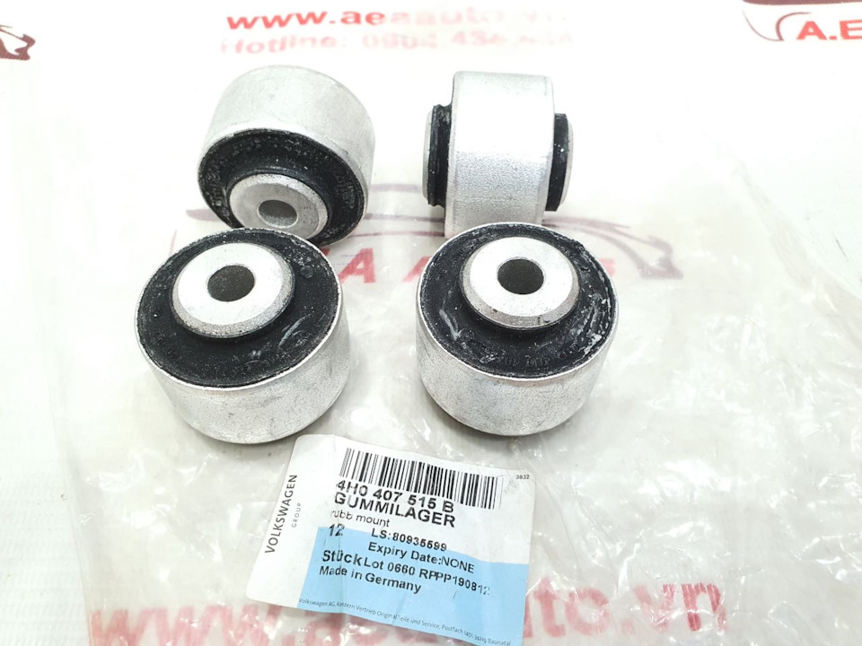 #53 Замена сайлент-блоков верхнего рычага передней подвески. — Audi A6 ...