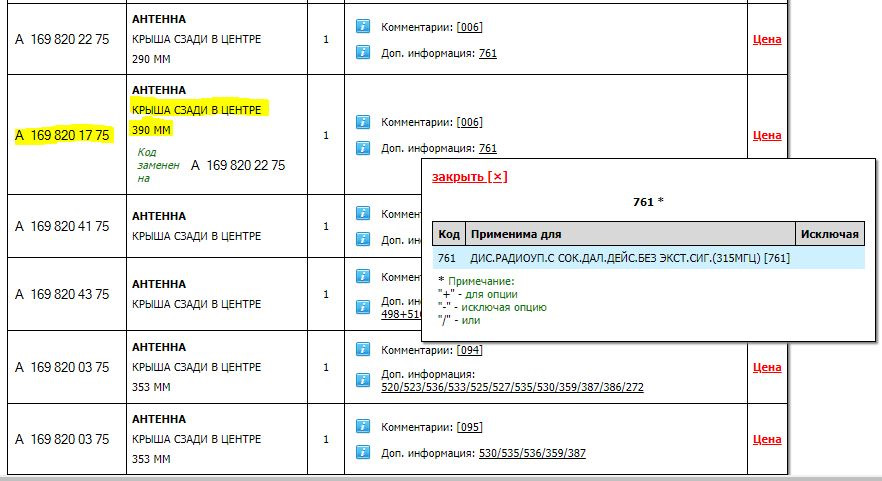 A1698204175 Мачта антенны Mercedes | Запчасти на DRIVE2