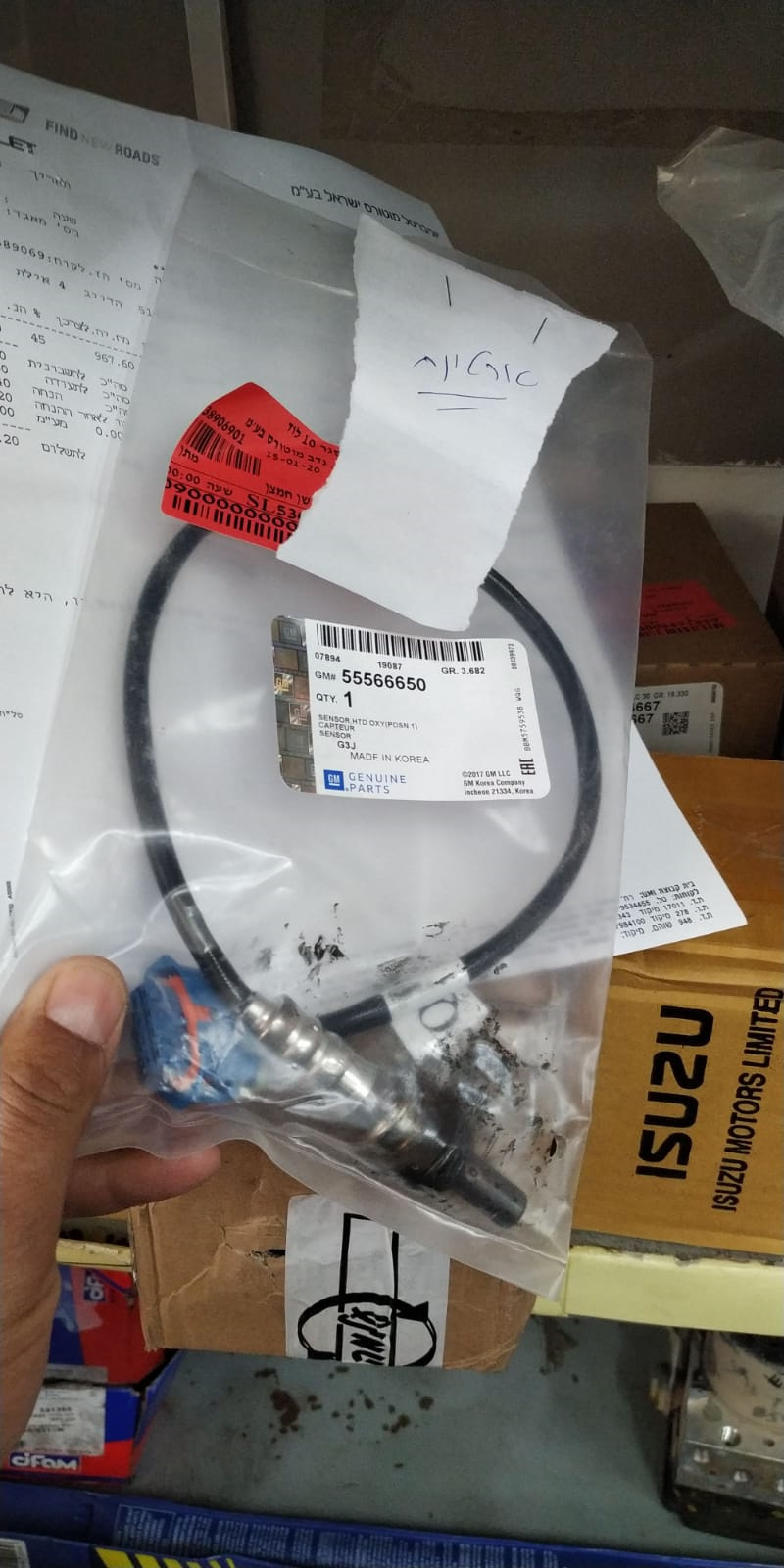 55566650 Датчик кислородный GM | Запчасти на DRIVE2