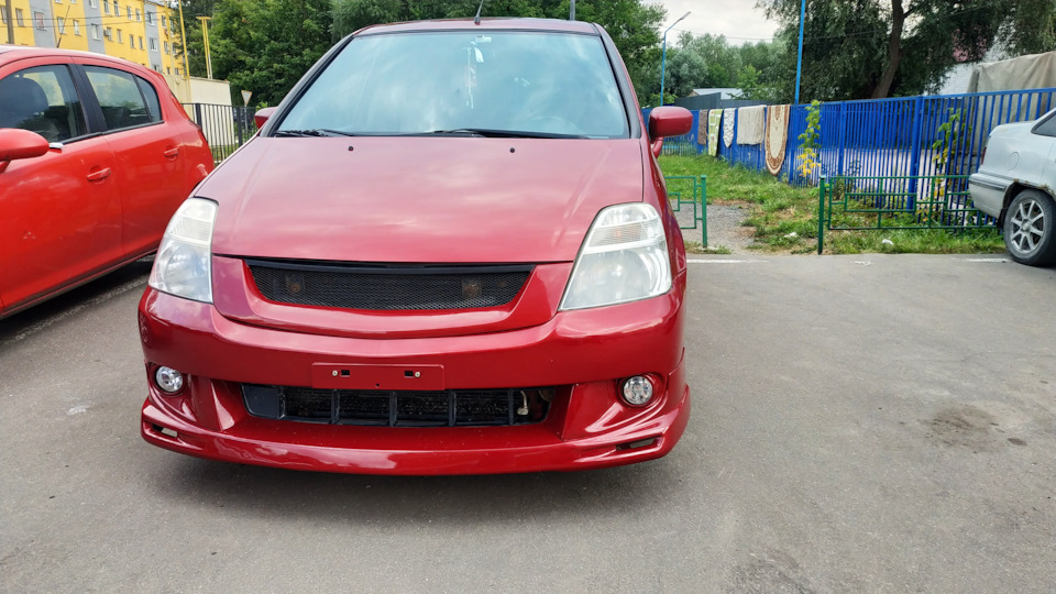 Рестайл бампер от RN5 часть 2 — Honda Stream (RN), 2 л, 2001 года ...