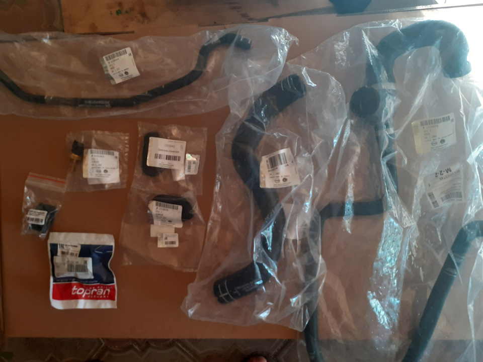 Радиатор ож Behr-Hella 8MK 376 754-081 и сопутствующее — Opel Astra H ...