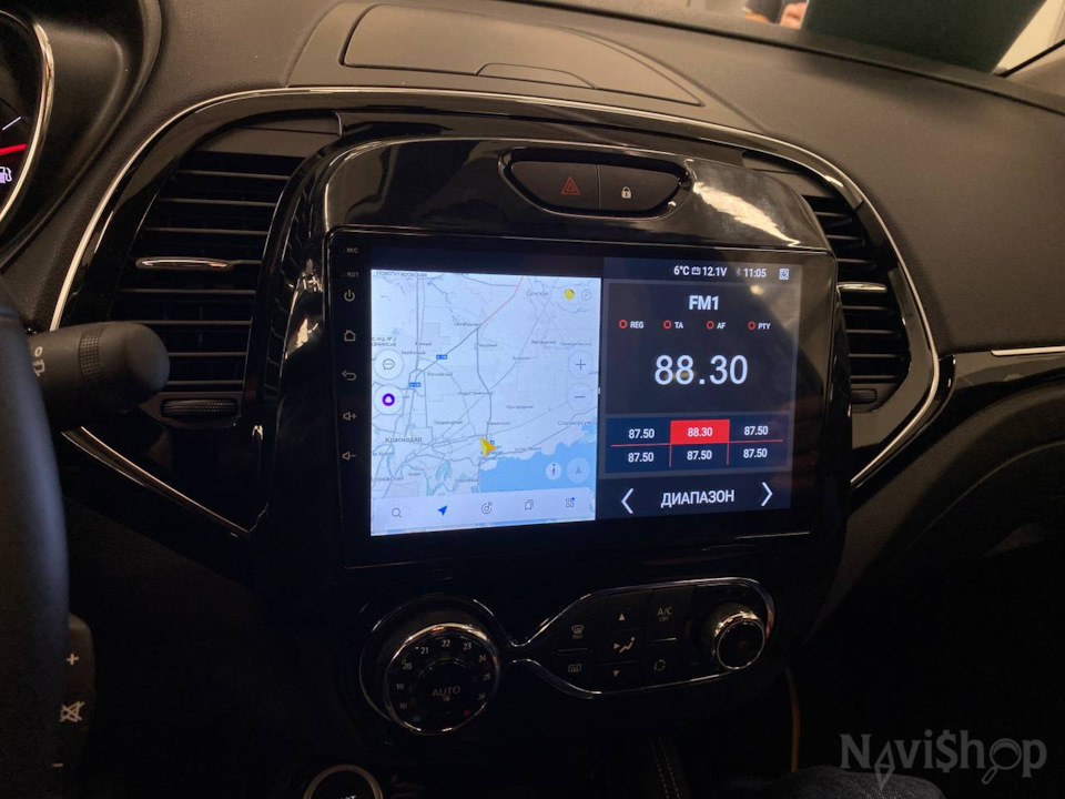 Магнитола для Renault Kaptur 2016+ 9”, яндекс навигатор, тюнинг, замена ...
