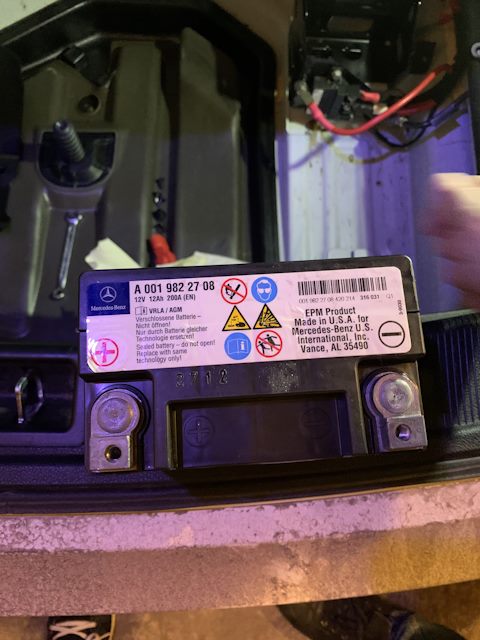 A0019822708 Акб дополнительная 12в 12ач Mercedes | Запчасти на DRIVE2