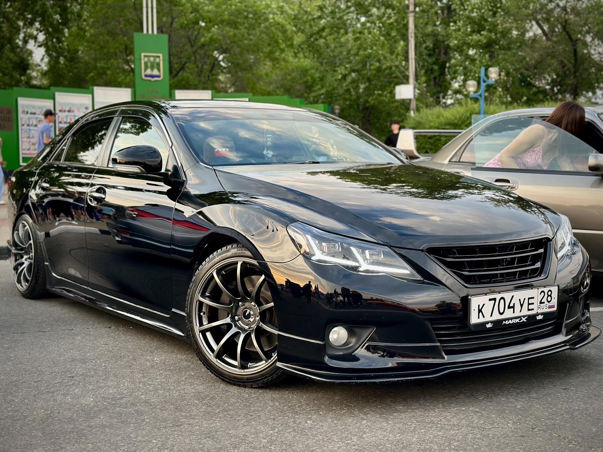 Фото с Дня города😎 — Toyota Mark X (GRX130), 2,5 л, 2010 года | встреча ...