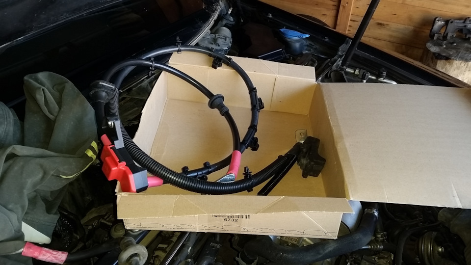 300 700 км: Замена "плюсового" провода, замена скоб задних тормозилок ...