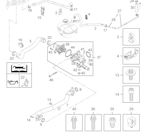 55556547 Кольцо уплотнительное трубки маслоохладителя GM | Запчасти на ...