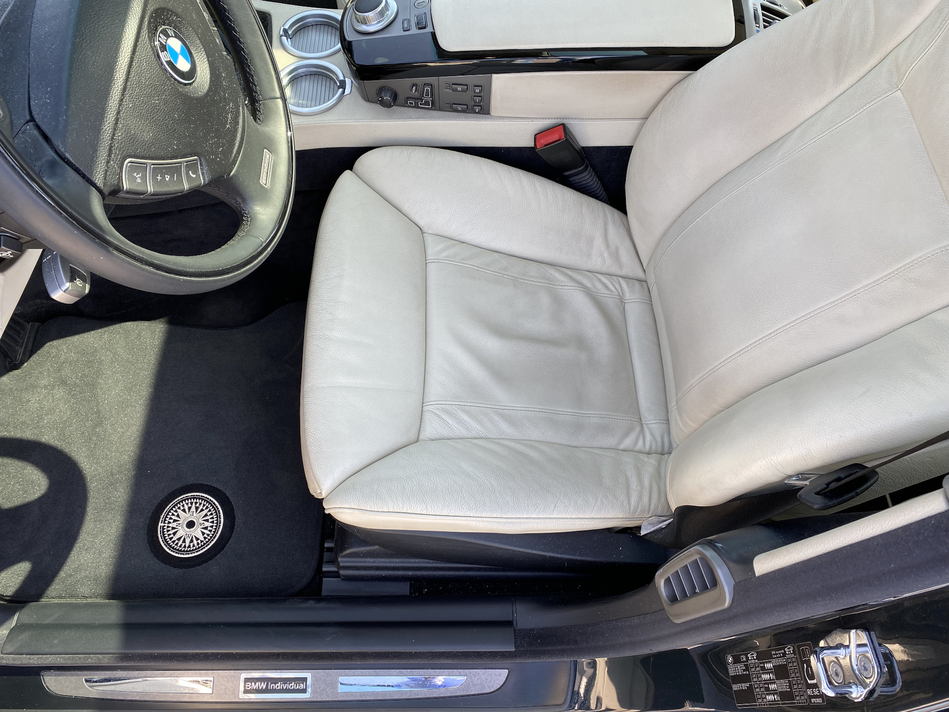 Bmw individual Maritime ковры — BMW 7 series (E65/E66), 4 л, 2005 года ...