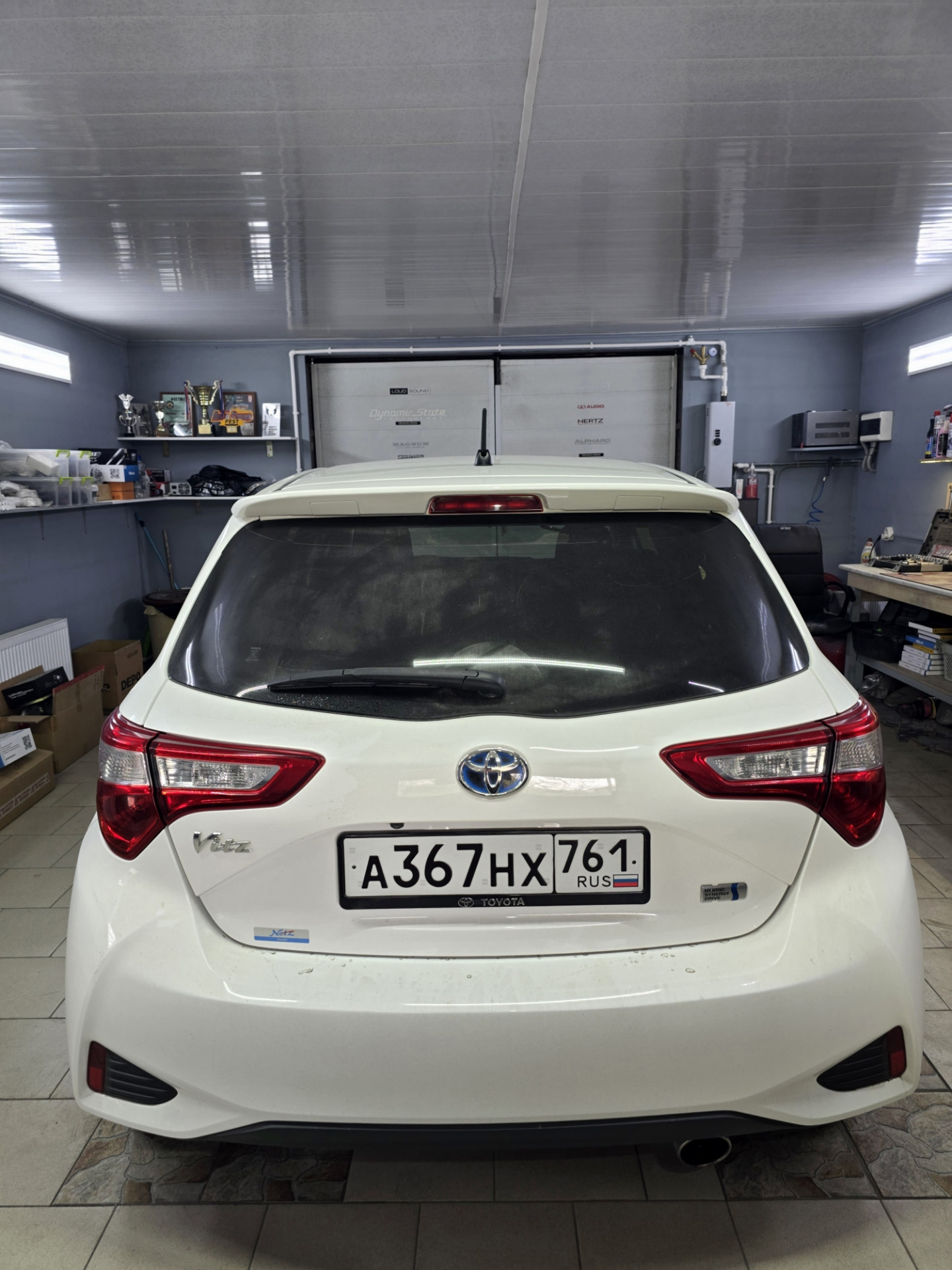 Задние фонари. — Toyota Vitz (130), 1,5 л, 2017 года | стайлинг | DRIVE2