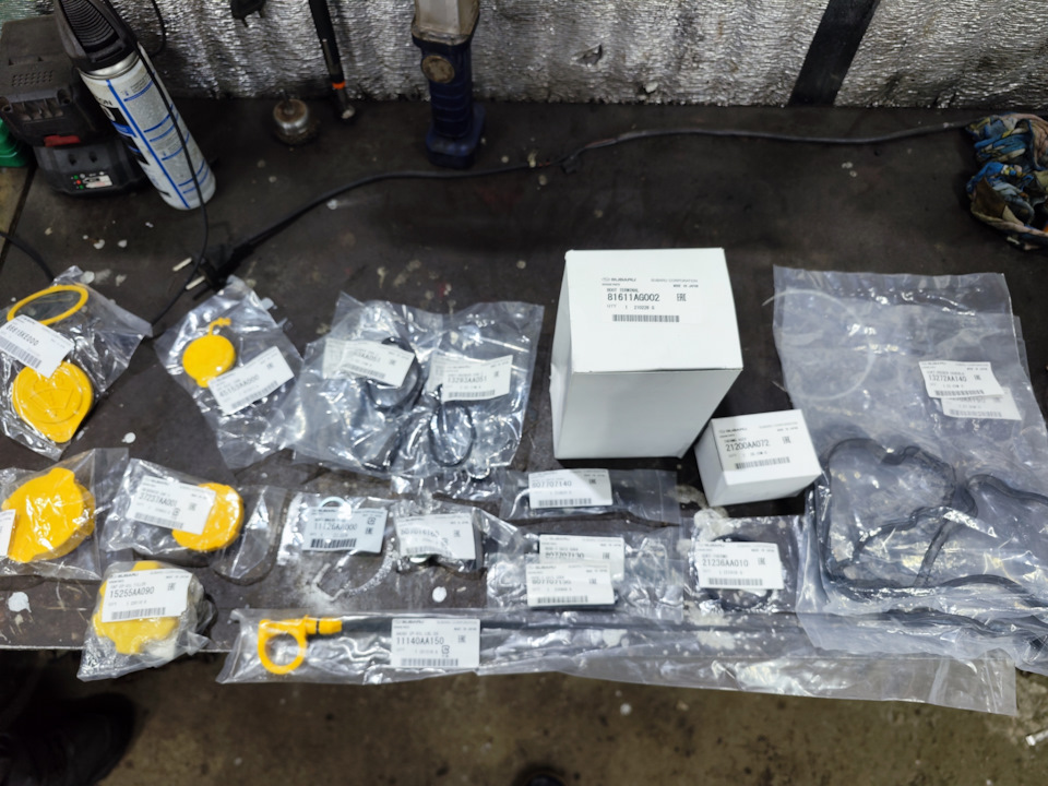 Обслуживание мотора, ковры. — Subaru Impreza WRX STI (GV/GR), 2 л, 2012 ...