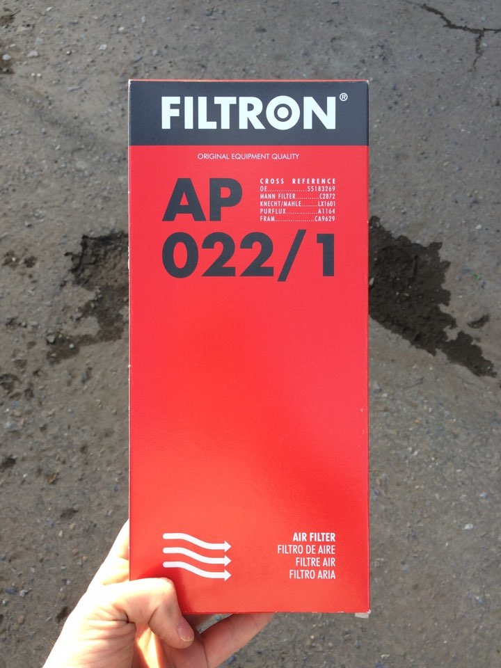 55183269 Фильтр воздушный FIAT ALFA LANCIA | Запчасти на DRIVE2