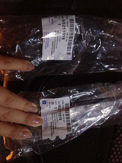 95211018 Поводок стеклоочистителя лобового стекла левый / Chevrolet ...