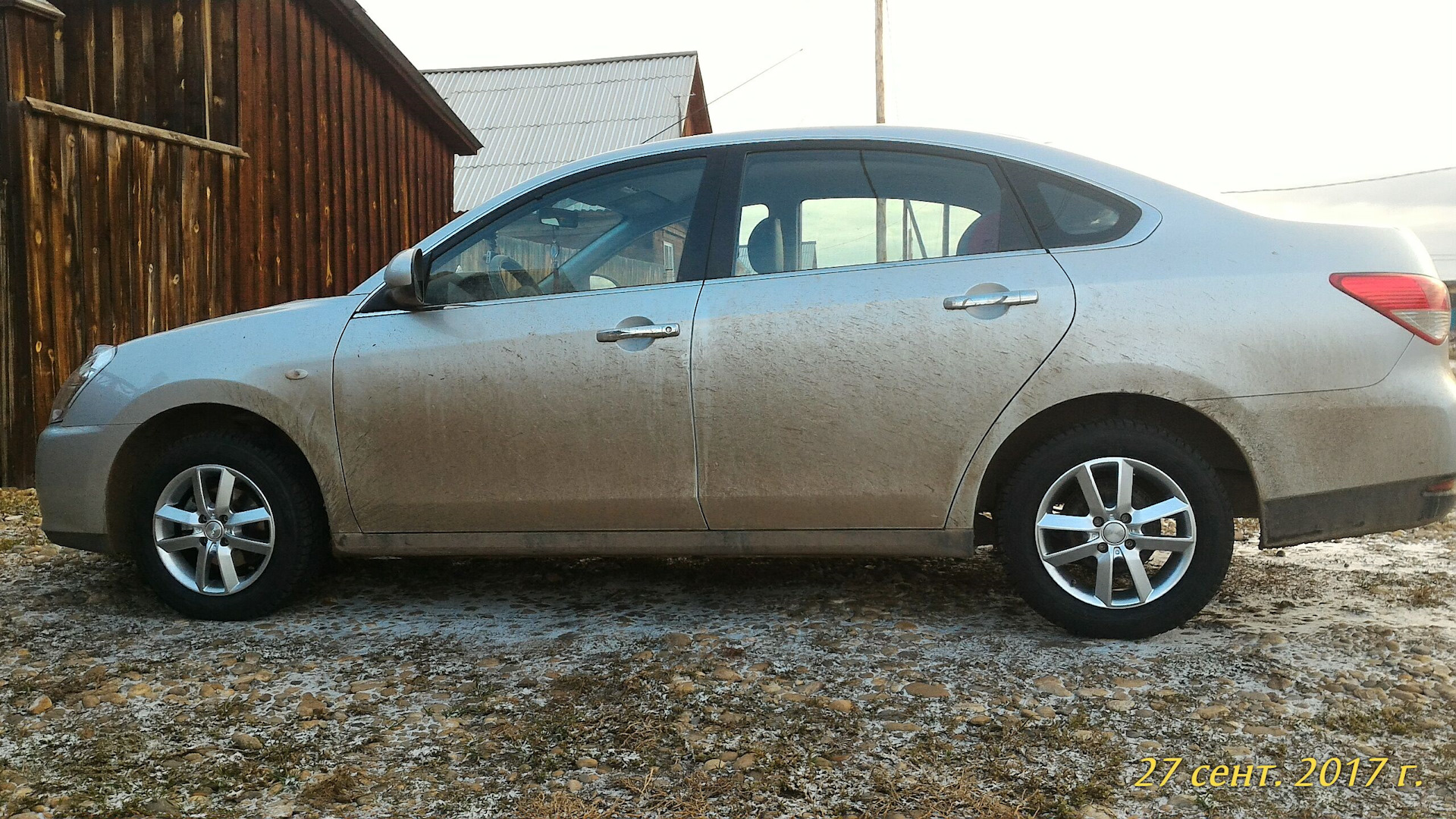 Ну и всё, переобулись… — Nissan Almera V (G11/15), 1,6 л, 2016 года ...