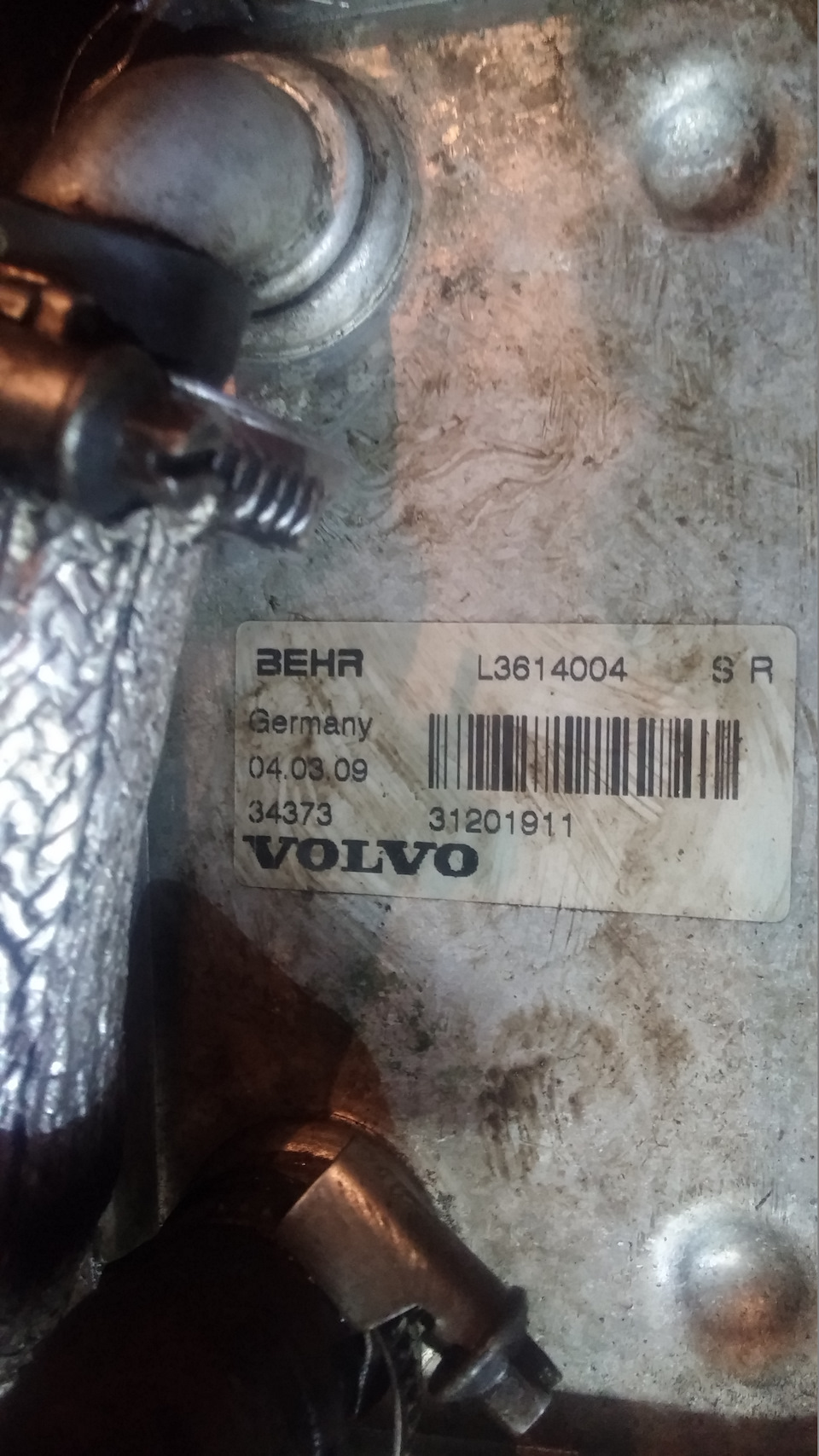 31201911 Радиаторы масла Volvo | Запчасти на DRIVE2