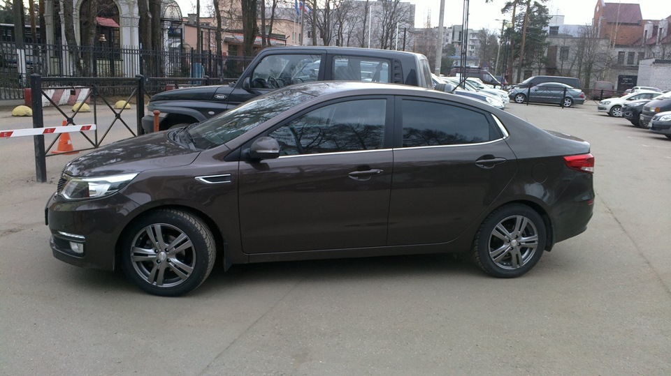 Переобулся на лето — KIA Rio (3G), 1,6 л, 2015 года | колёсные диски ...