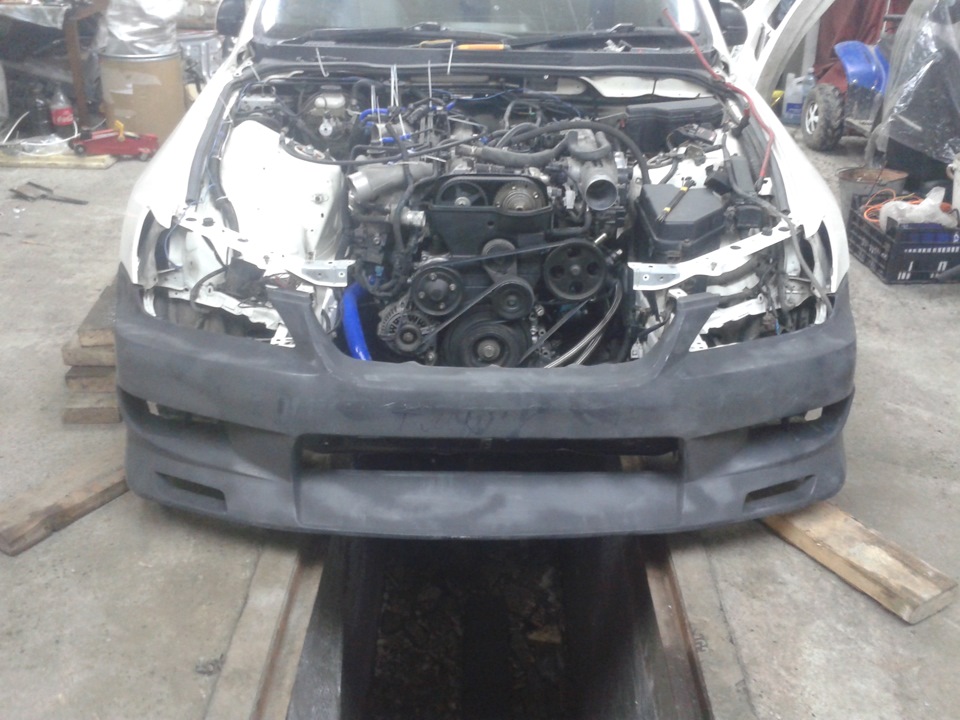 - Бампер ELIXIR, так примерил для интереса. — Toyota Altezza, 3 л, 2000 ...