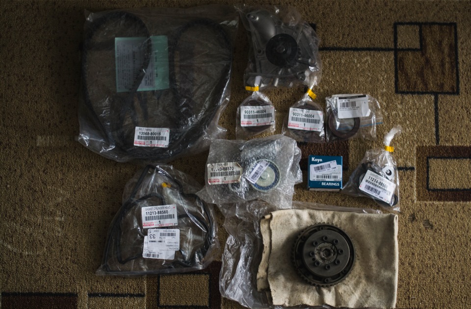 Замена муфты vvt-i + ГРМ — Toyota Altezza, 2 л, 2000 года | плановое ТО ...