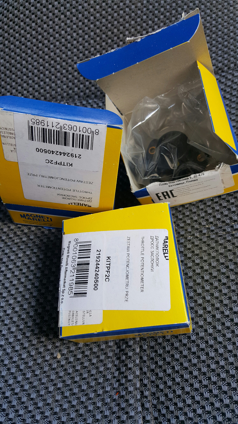 219244240500 Датчик положения дрос. засл. Punto, Рено D7N, N7Q PSA ...