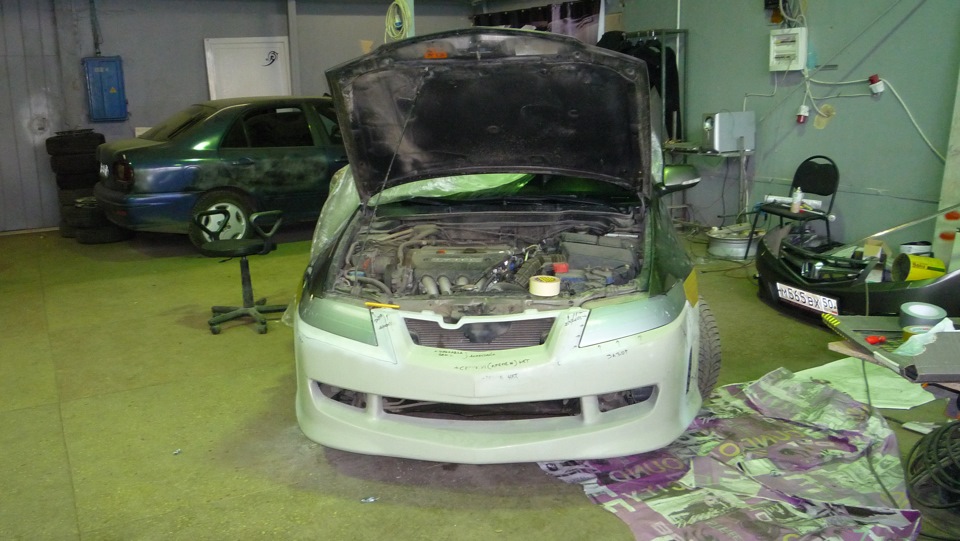 1-ая работая в тюнинг ателье G7 Honda Accord — DRIVE2