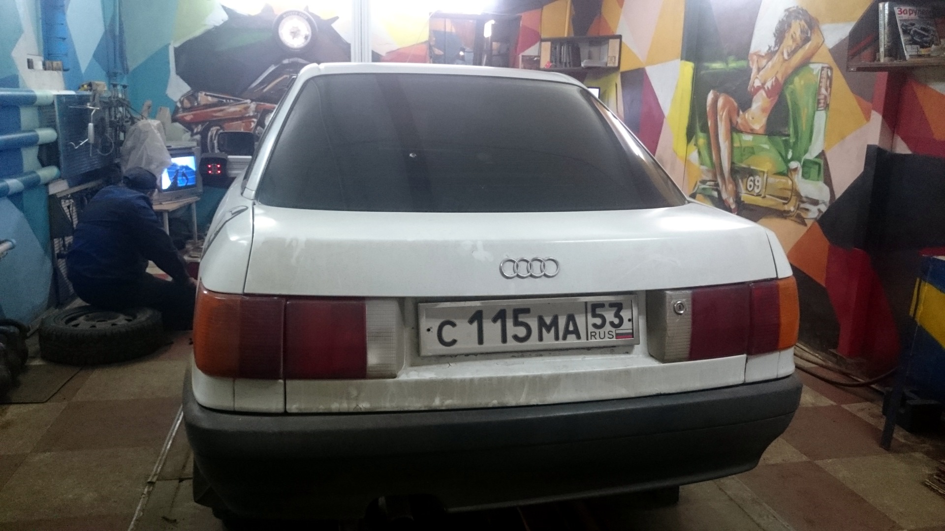 Развал-схождение, капец, конечно… — Audi 80 (B3), 1,8 л, 1991 года | визит на сервис | DRIVE2