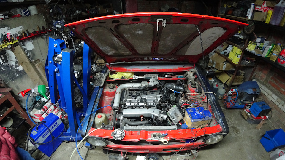 Первый запуск mk1 1.8T 20v APX — Volkswagen Golf Mk1, 1,3 л, 1983 года ...