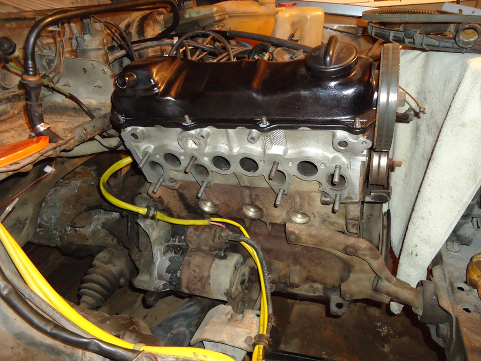 Весеннее преображение. Часть 2 (впуск/выпуск) — Volkswagen Santana, 1,6 ...