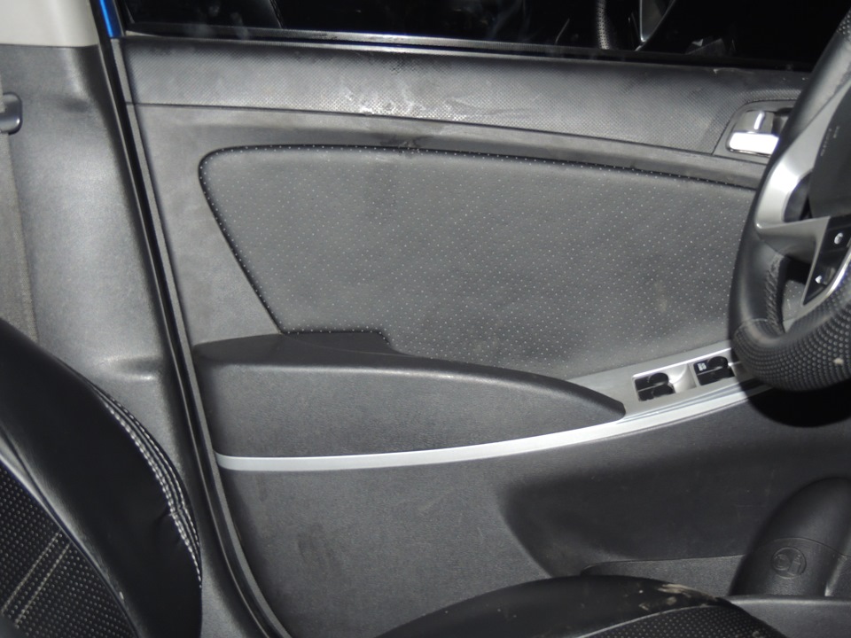 наконец сделал дверные карты! — Hyundai Solaris (1G), 1,4 л, 2012 года ...