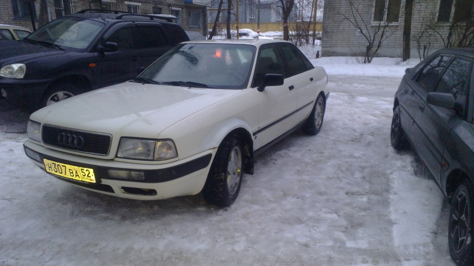 Старые и первые фотографии — Audi 80 B4 2 л 1992 года фотография Drive2