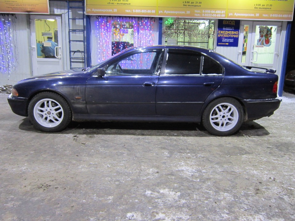 покрасил и прикрутил — BMW 5 series (E39), 2,5 л, 1996 года | колёсные ...