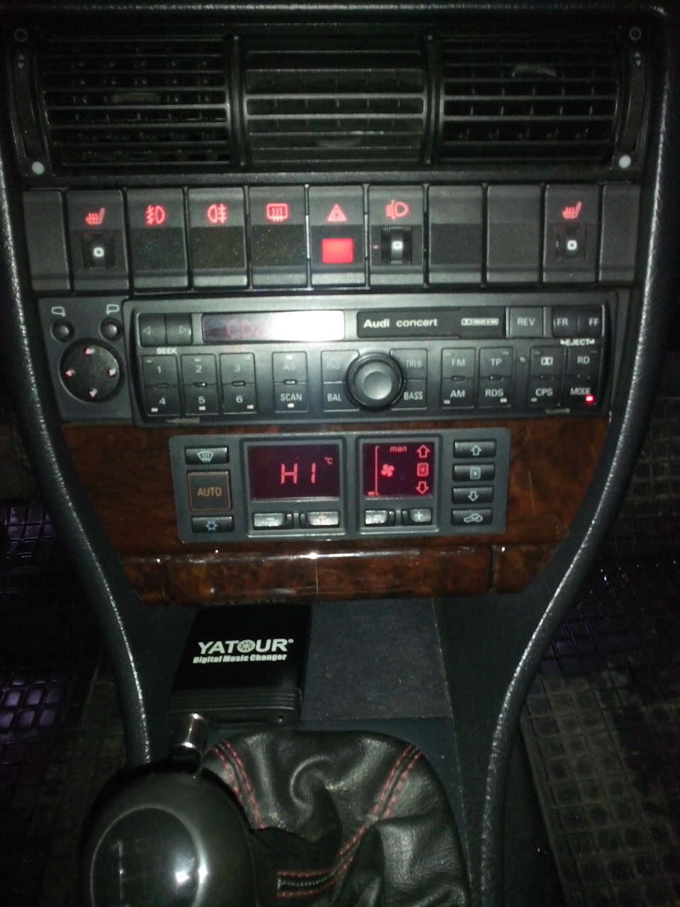 Адаптер Yatour YT-M06 и его подключение к магнитоле Audi Concert Plus — Audi A6 (C4), 2,6 л ...