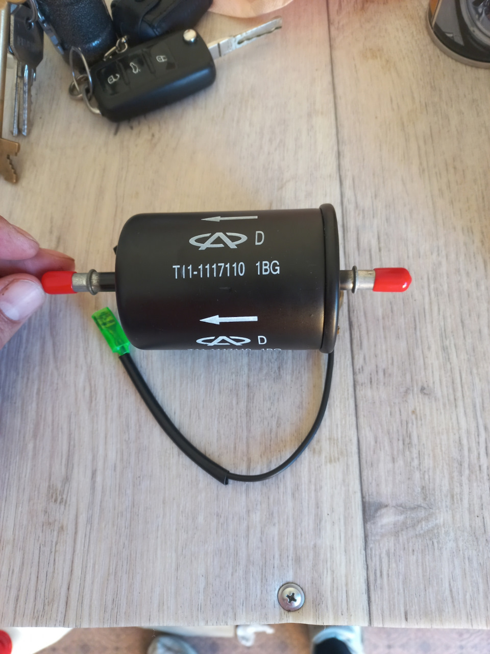 Замена топливного фильтра — Omoda S5, 1,5 л, 2023 года | расходники ...