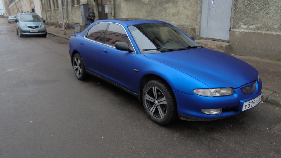 Синий матовый хром — Mazda Xedos 6, 2 л, 1994 года | стайлинг | DRIVE2