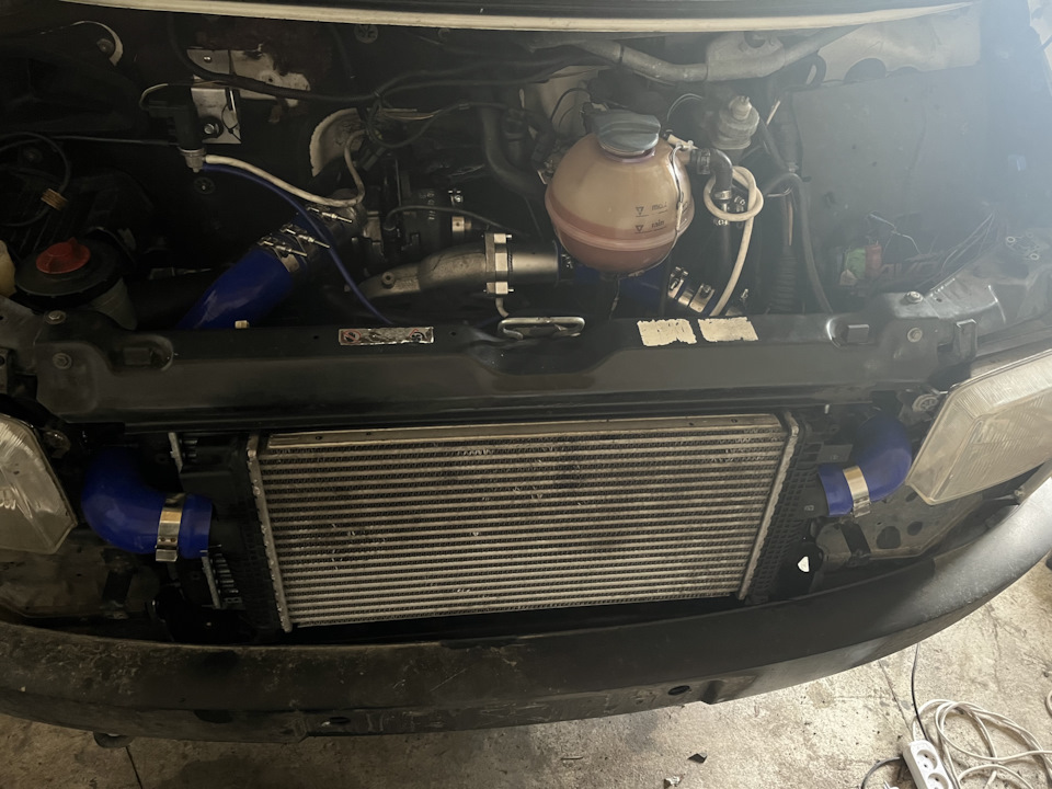 Установка интеркулера 0pel Astra j в Т4 — Volkswagen Transporter T4, 1 ...