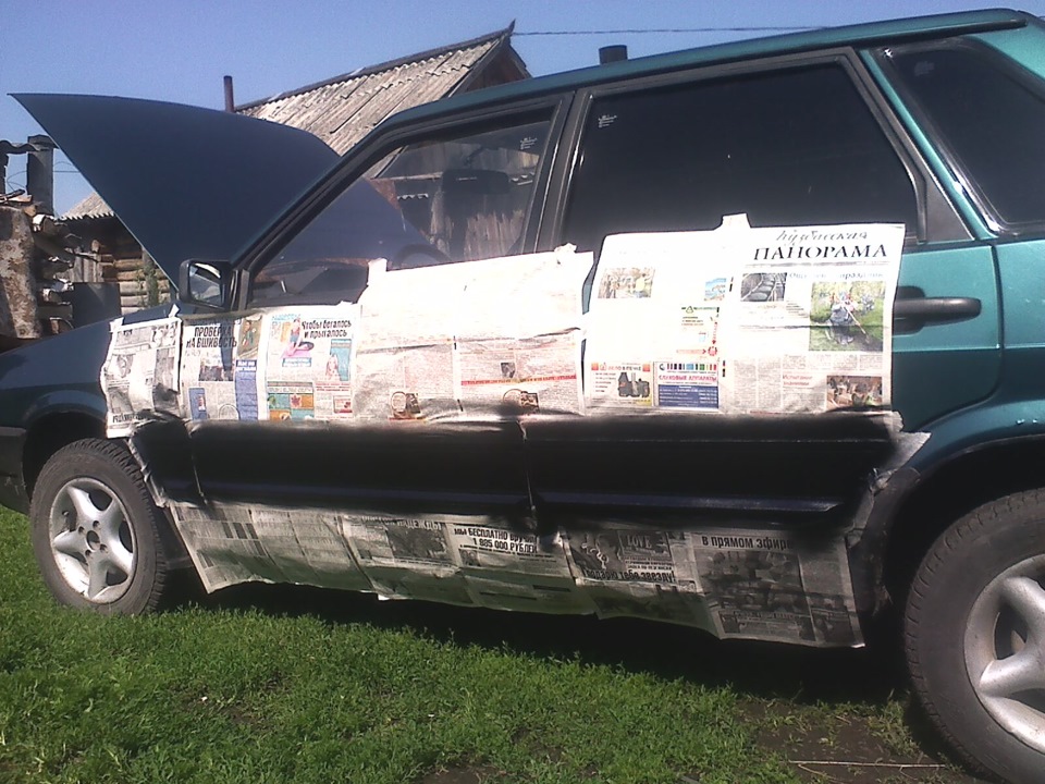 Молдинги. — Lada 21099, 1,6 л, 1997 года | другое | DRIVE2