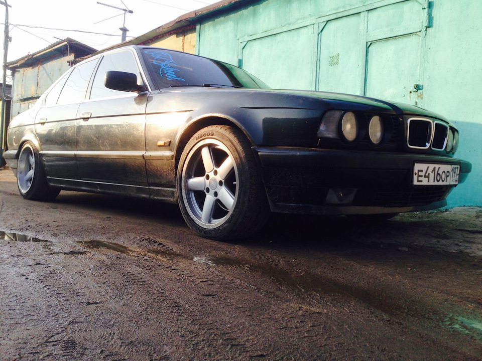 Обули RH-ки и поставил пружины Ta-Technix -40 — BMW 5 series (E34), 2,5 ...