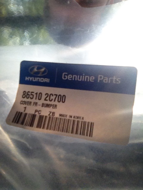 865102C700 ПАНЕЛЬ БАМПЕРА KIA HYUNDAI | Запчасти на DRIVE2