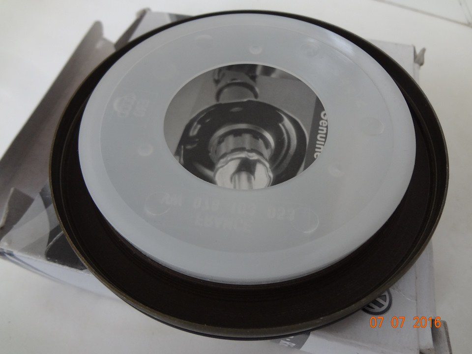 070103051A Уплотняющее кольцо, коленчатый вал VAG | Запчасти на DRIVE2