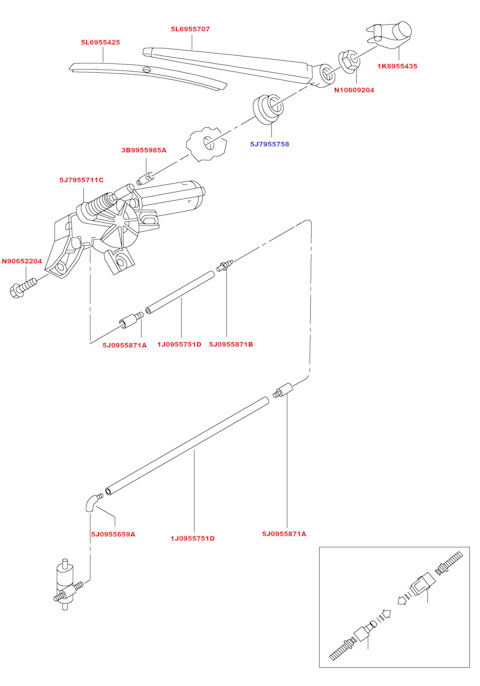 5J0955871A Соединение VAG | Запчасти на DRIVE2