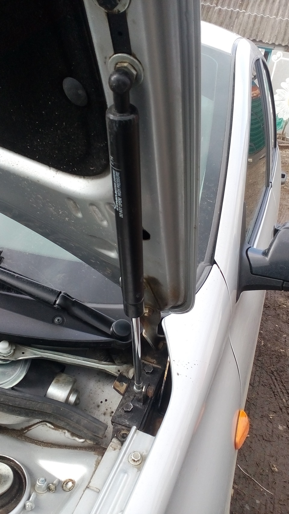 Доработка упора капота — Lada Калина Хэтчбек (2G), 1,6 л, 2014 года ...