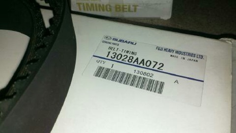 13028AA072 РЕМЕНЬ ГРМ ЧЗ 281 SUBARU | Запчасти на DRIVE2