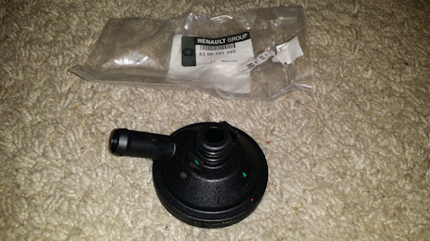 8200291355 Клапан вентиляции картерных газов рено дастер RENAULT ...