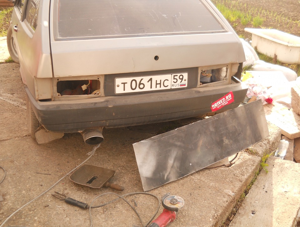 Bad boY багажник часть 1 — Lada 2108, 1,5 л, 1986 года | тюнинг | DRIVE2