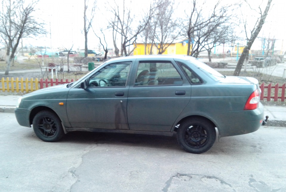 Переобулся и затюнинговал фару :) — Lada Приора седан, 1,6 л, 2008 года ...